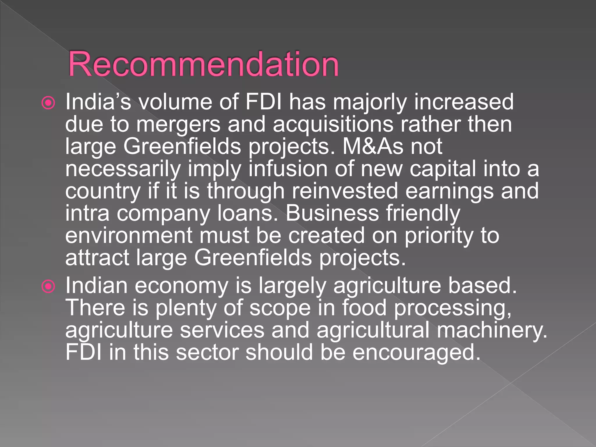 FDI in India and its Impact | PPTX