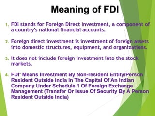 Fdi in indian banking system | PPTX | Business Banking & Finance | Business