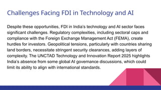 FDI in India's Technology and AI Sector: Opportunities and Challenges | PPT