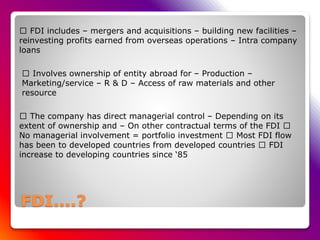Fdi in media | PPTX