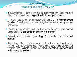 Fdi in retail | PPT