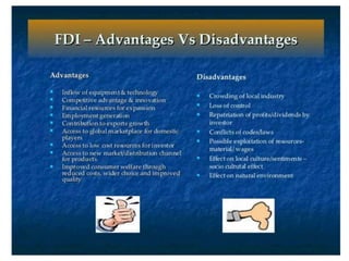 FDI in retail sector in India ppt | PPTX