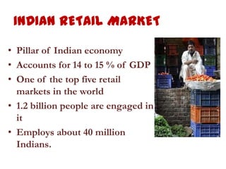FDI in Indian retail market- oppertunities and challenges | PPTX