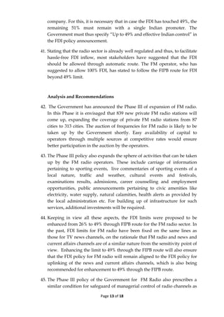 FDI in Telecom sector in India | PDF