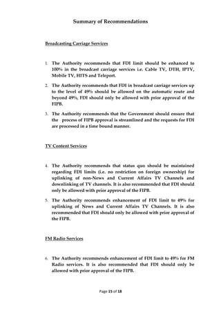 FDI in Telecom sector in India | PDF