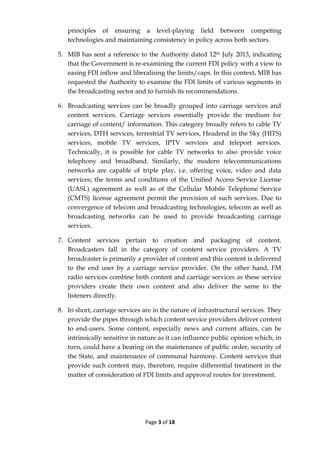 FDI in Telecom sector in India | PDF