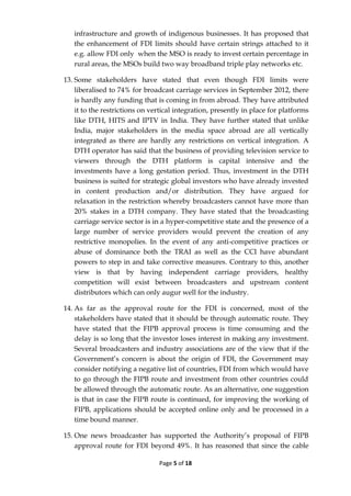 FDI in Telecom sector in India | PDF