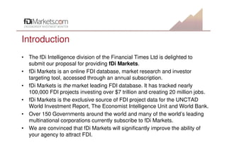 fDi markets overview | PDF