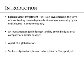 FDI Norms and Ways | PPT