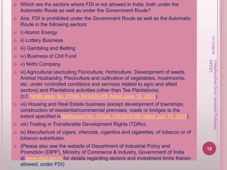FDI Policy | PPTX