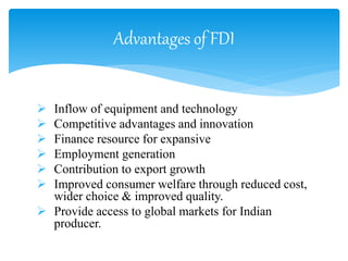 Fdi presentation | PPTX