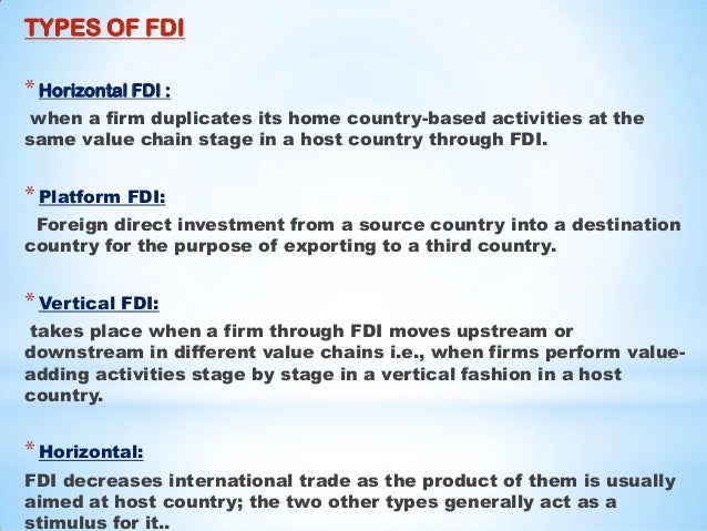 Fdi retail