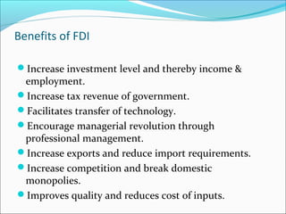 Impact of FDI on Indian Life Insurance Sector | PPT