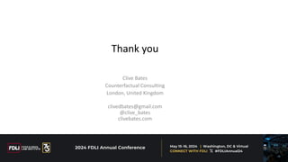 FDLI Annual 2024: seven reasons why the litigation will never stop | PPT