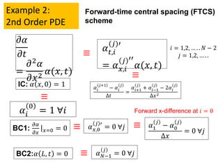 A brief introduction to finite difference method | PPTX
