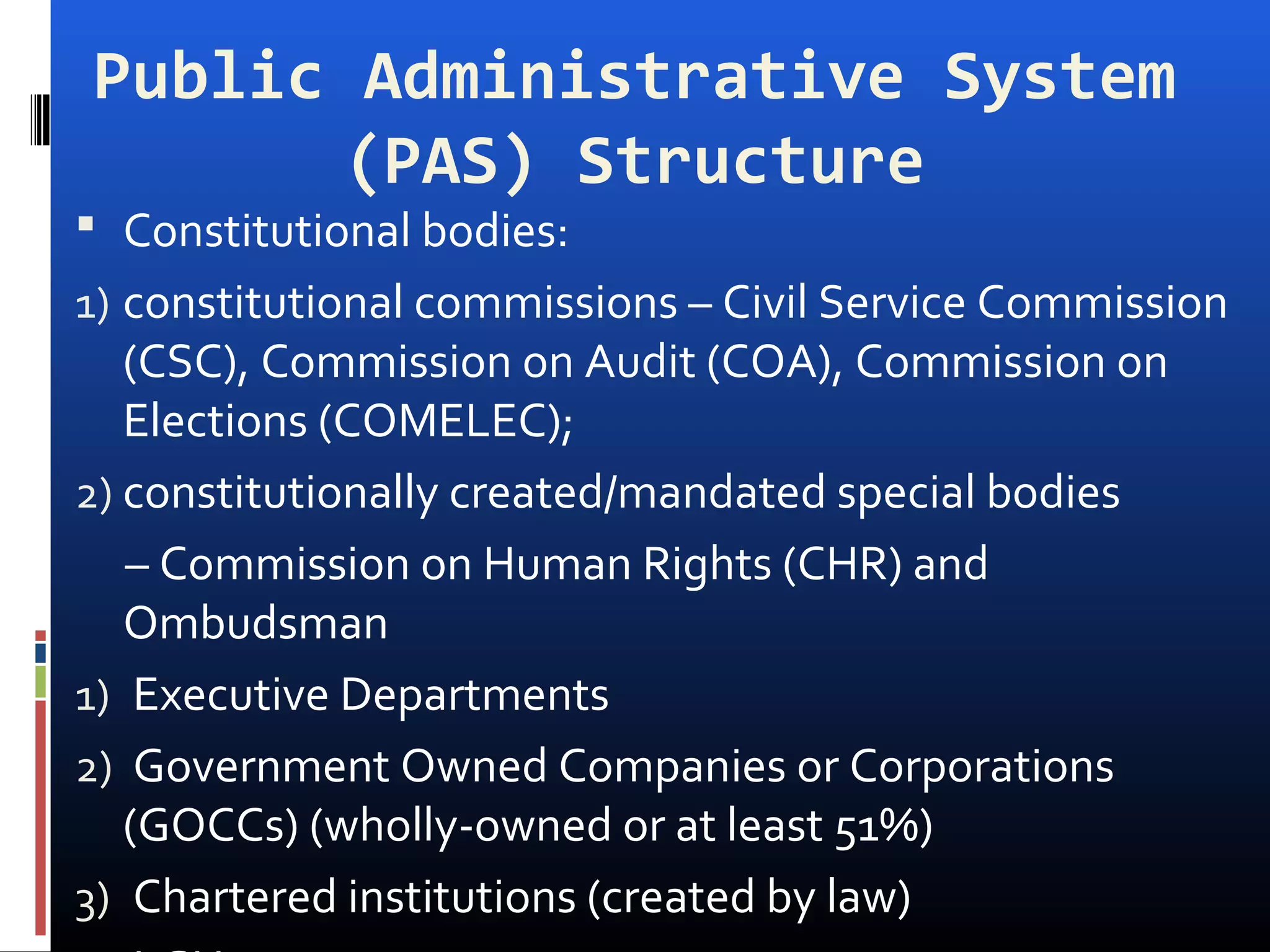 Philippine Administrative System by HCZS | PPT