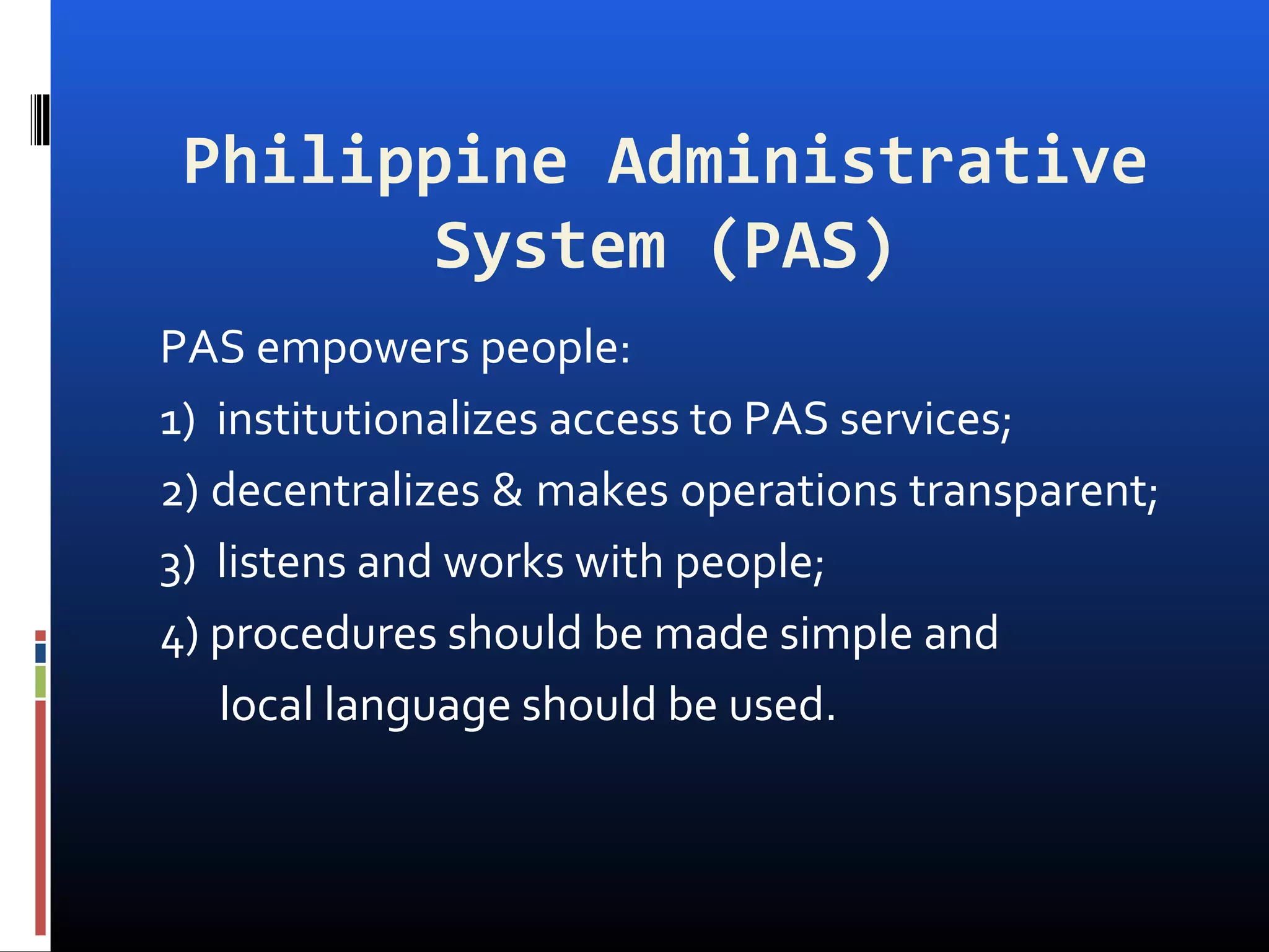 Philippine Administrative System by HCZS | PPT