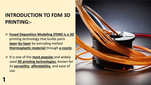 NTTF PDTD (FDM 3d printing.pptx) | PPT