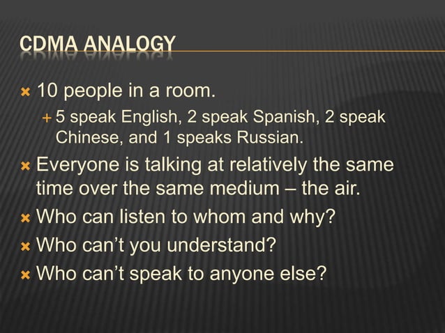 FDMA-TDMA-CDMA | PPTX | Digital Audio | Computer Software and Applications