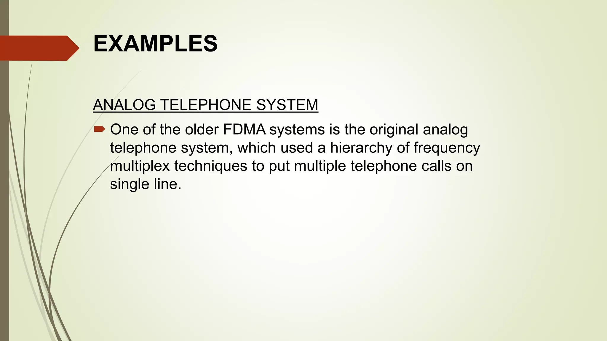 TDMA, FDMA, and CDMA | PPTX