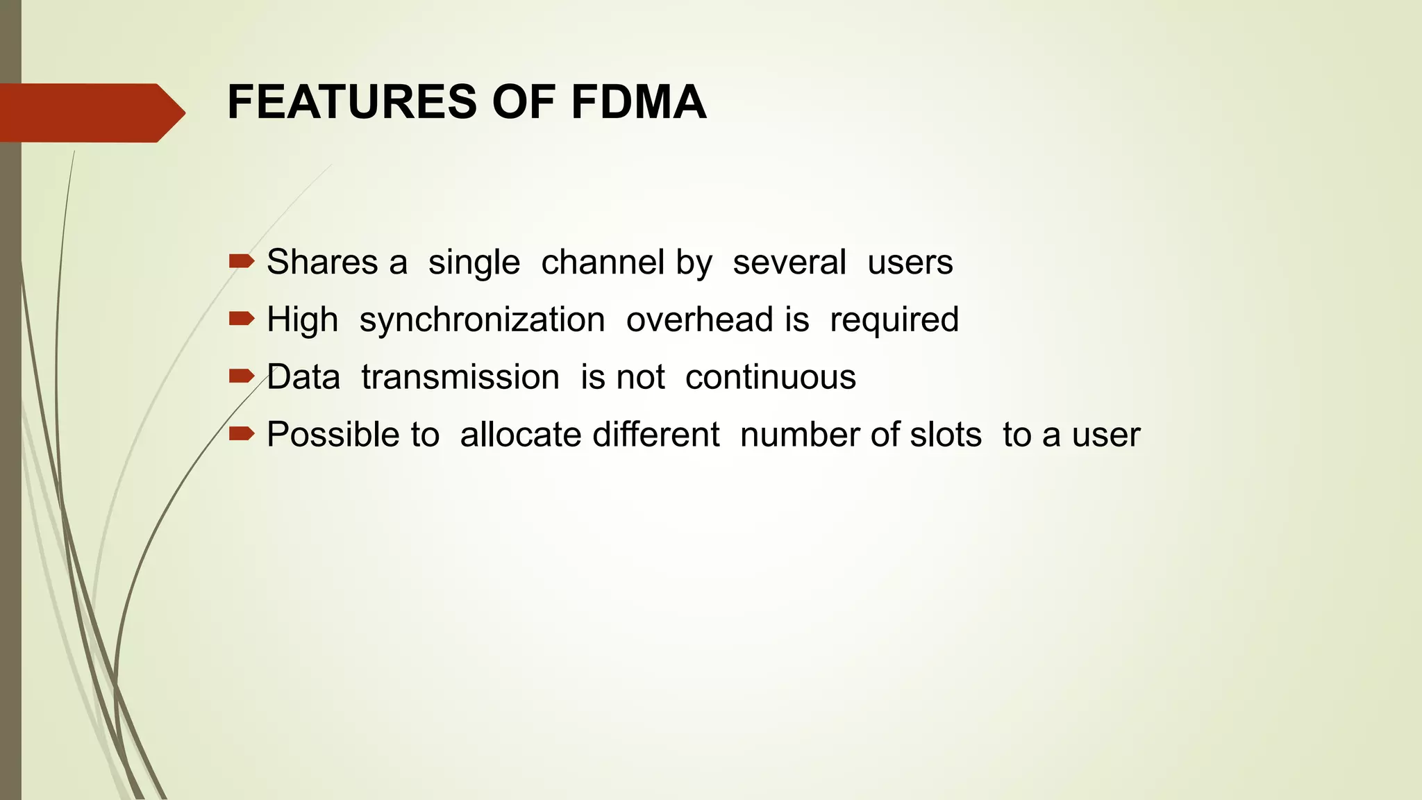 TDMA, FDMA, and CDMA | PPTX