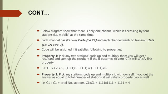 TDMA, FDMA, and CDMA | PPTX