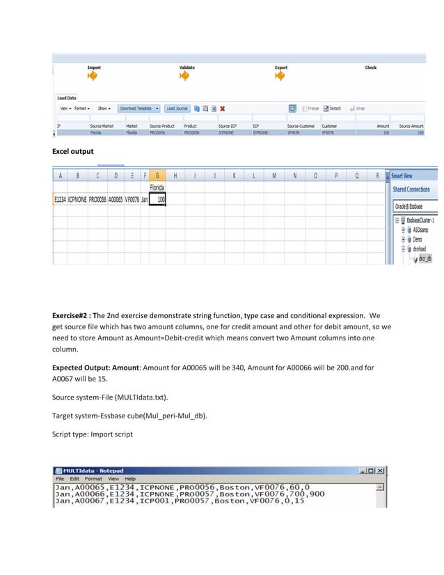 FDMEE script examples | PDF | Programming Languages | Computing
