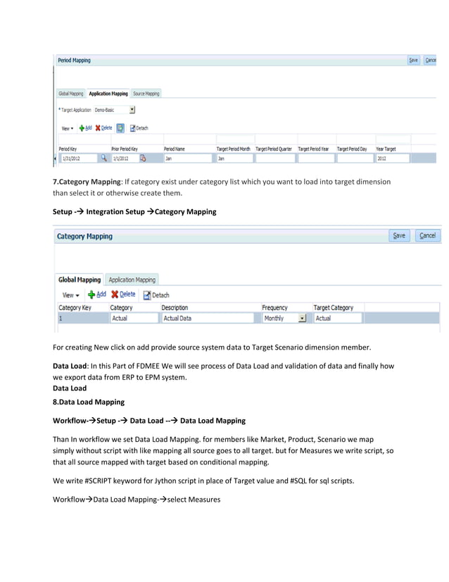 FDMEE script examples | PDF | Programming Languages | Computing