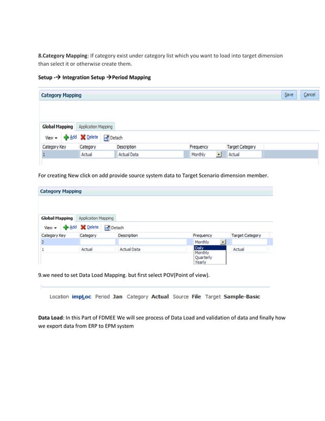 FDMEE script examples | PDF | Programming Languages | Computing