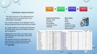 Database Marketing Product Launch | PPT