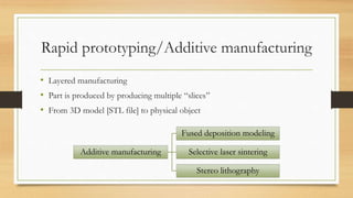 FUSED DEPOSITION MODELING | PPTX