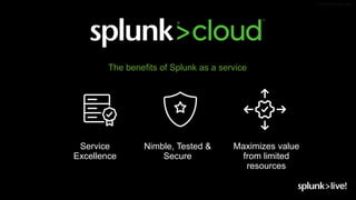 Turning Data Into Business Outcomes with the Splunk Platform | PPT