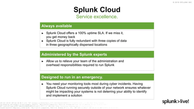 Turning Data Into Business Outcomes with the Splunk Platform | PPT