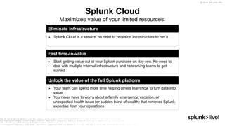 Turning Data Into Business Outcomes with the Splunk Platform | PPT