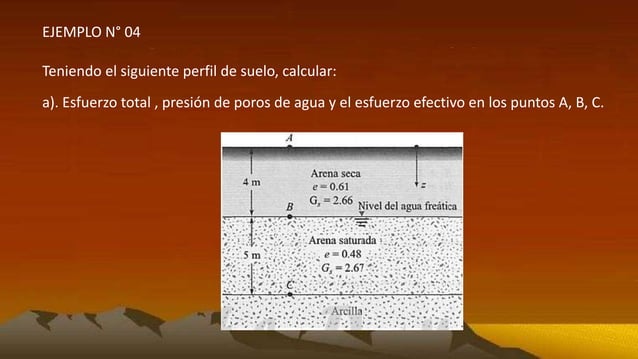 MECANICA DE SUELOS II esfuerzo-en-masa-de-suelo | PPTX | Physics | Science