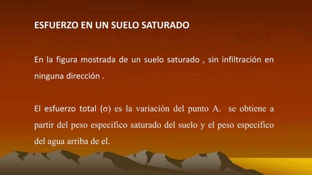 MECANICA DE SUELOS II esfuerzo-en-masa-de-suelo | PPTX | Physics | Science