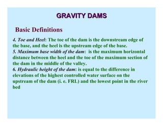 Fdocuments.in gravity dams-ppt | PDF
