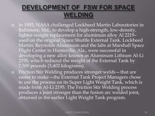Welding in space | PPTX | Physics | Science