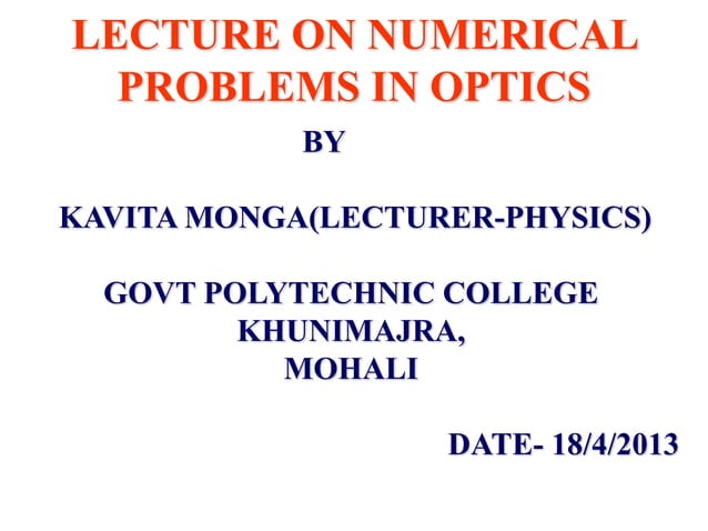 fdocuments.net_lecture-on-numerical-problems-in-optics.ppt