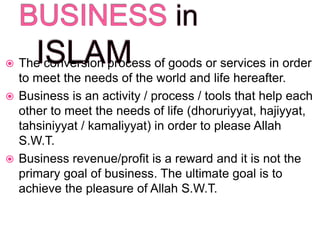 Islamic ethics in business | PPT | Islam | Religion & Spirituality