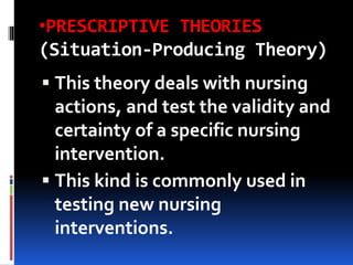 foundations of nursing and theorist s in | PPT