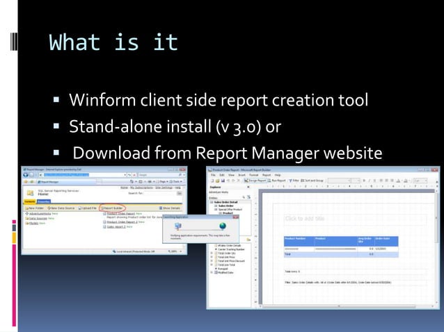 Introduction to SSRS Report Builder | PPTX