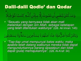 ust dwi-condro-triono-qadha-dan-qadar | PPT