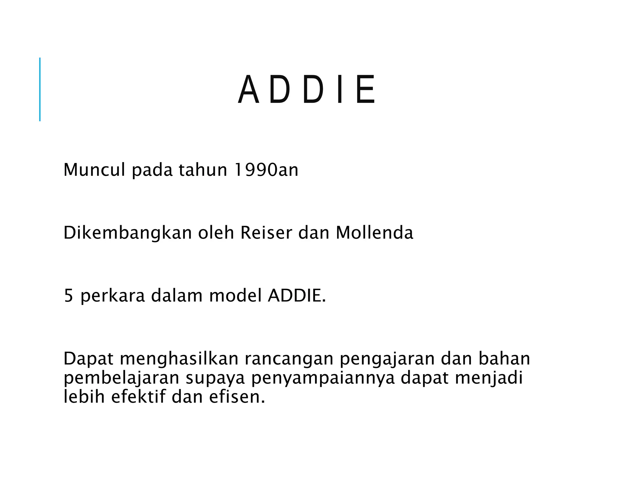 pengembangan model addie | PPT