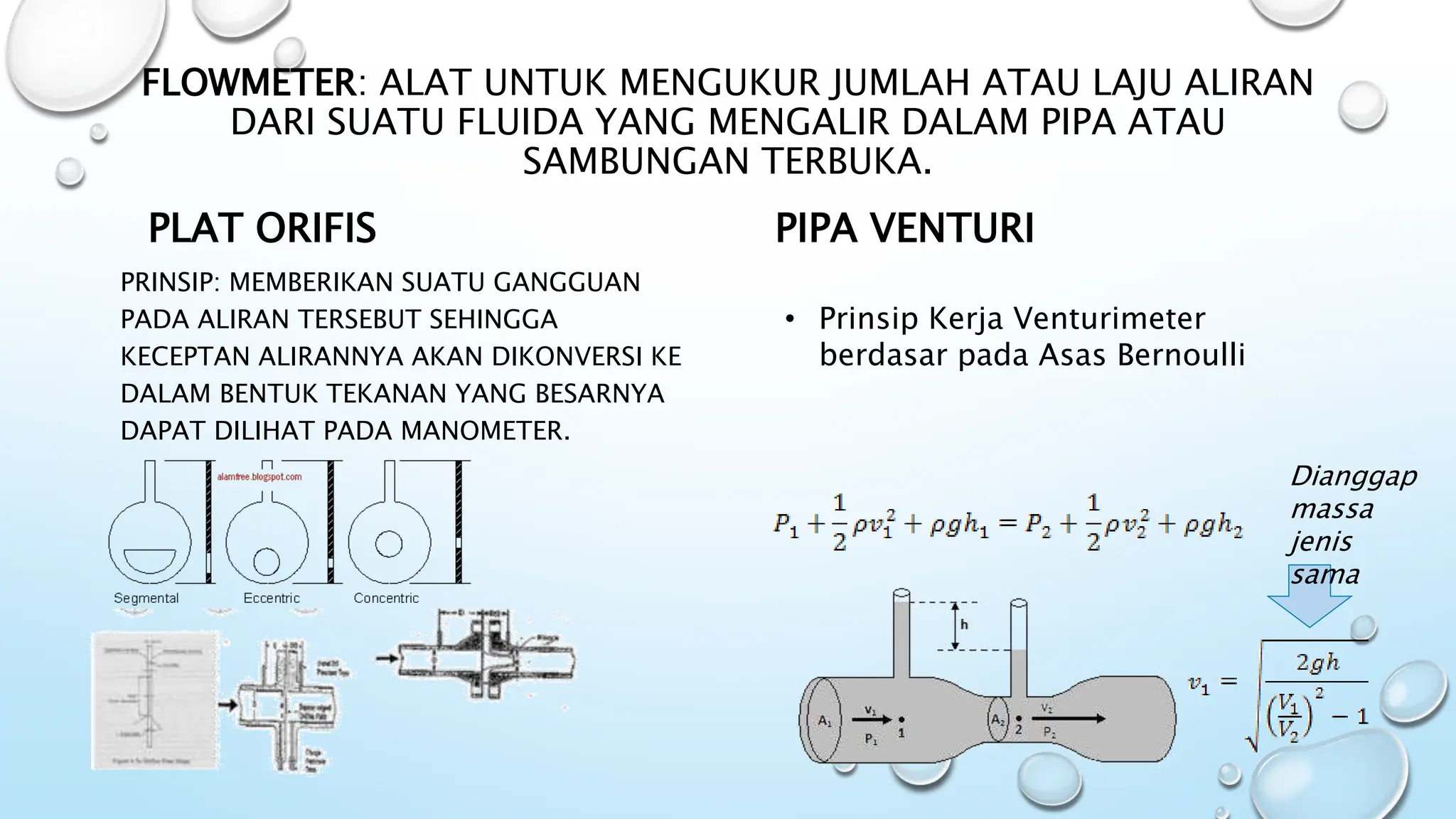 pengukuran aliran dengan menggunakan flowmeter | PPT
