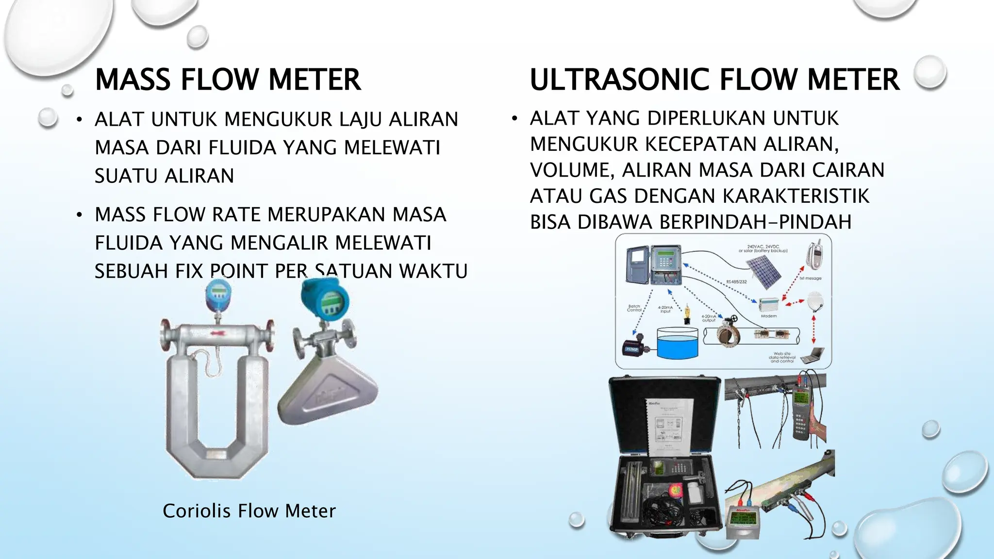 pengukuran aliran dengan menggunakan flowmeter | PPT