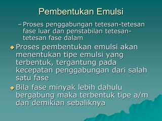 bentuk sediaan farmasi liquid emulsi ppt | PPT