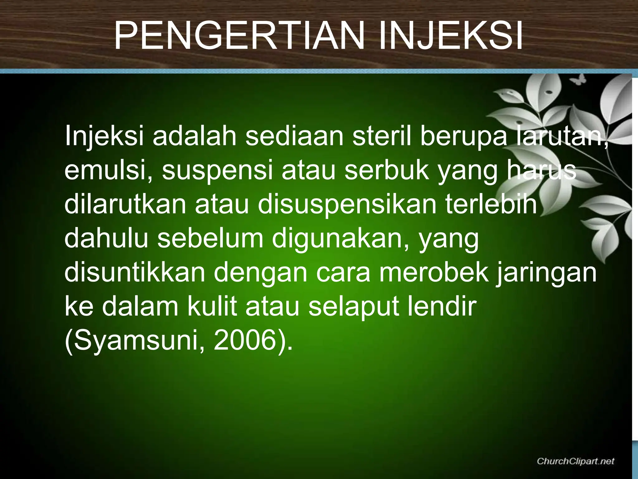 pemberian obat melalui injeksi ppt download | PPT