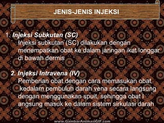 pemberian obat melalui injeksi ppt download | PPT