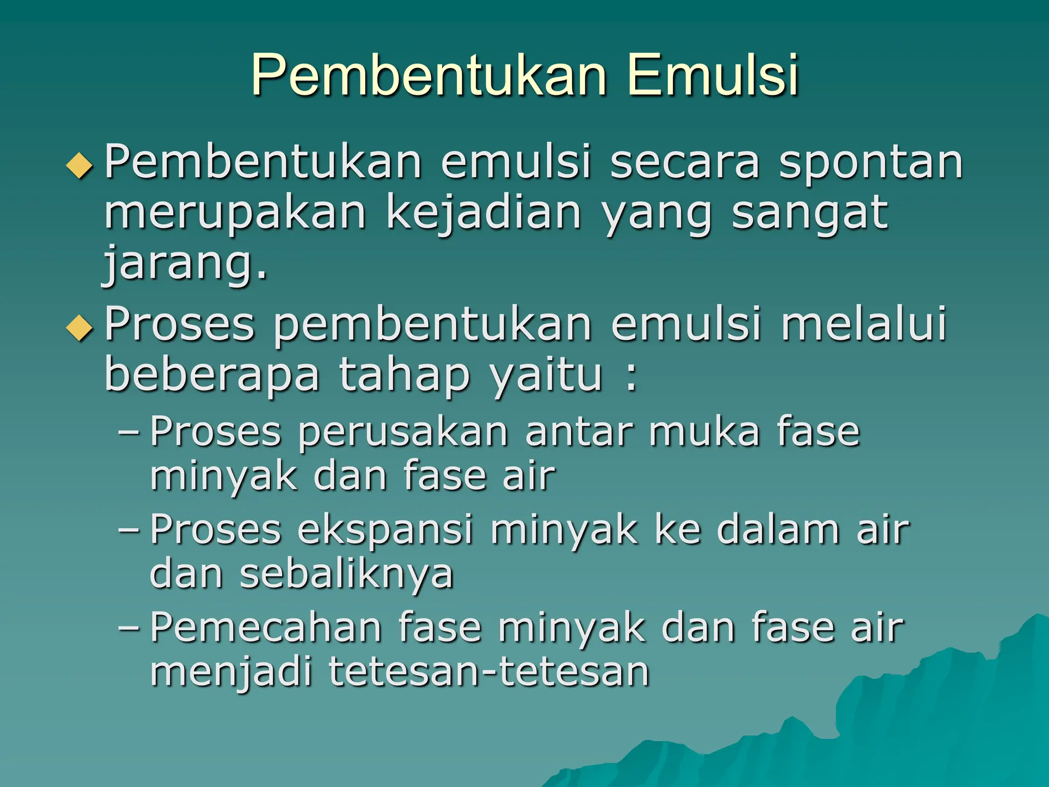 Emulsi pembuatan dan perhitingan hlb pada sediaan emulsi | PPT